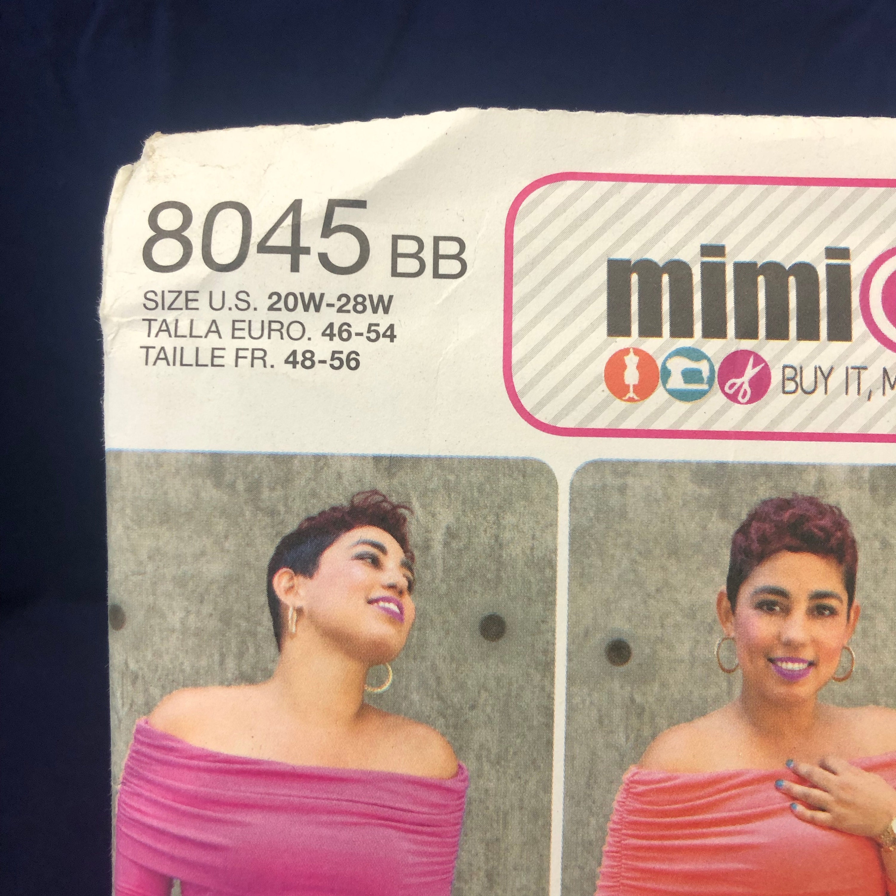 Simplicity 8045 Mimi G Style Women's Knit Dress Pattern Sz 20W-28W ...