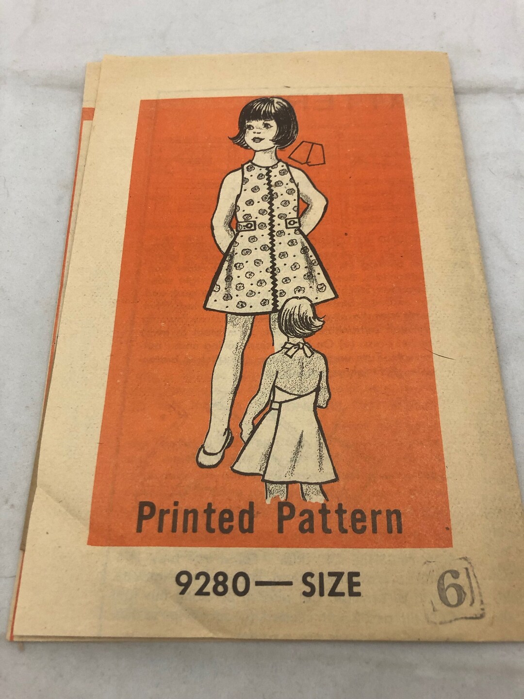 Pattern Parade Vintage Sewing Pattern #9280 for Little Girl's Wrap ...