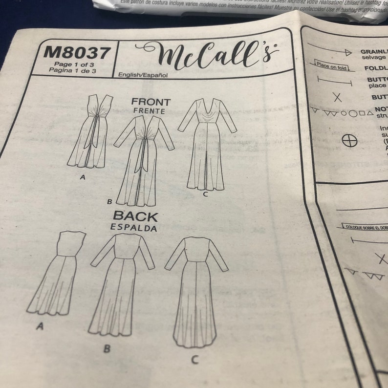 Mccall's R10451 Sewing Pattern to Make Misses' Special Occasion Dress ...