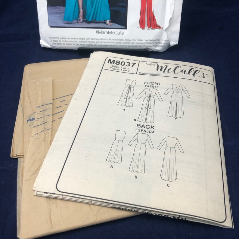 Mccall's R10451 Sewing Pattern to Make Misses' Special Occasion Dress ...