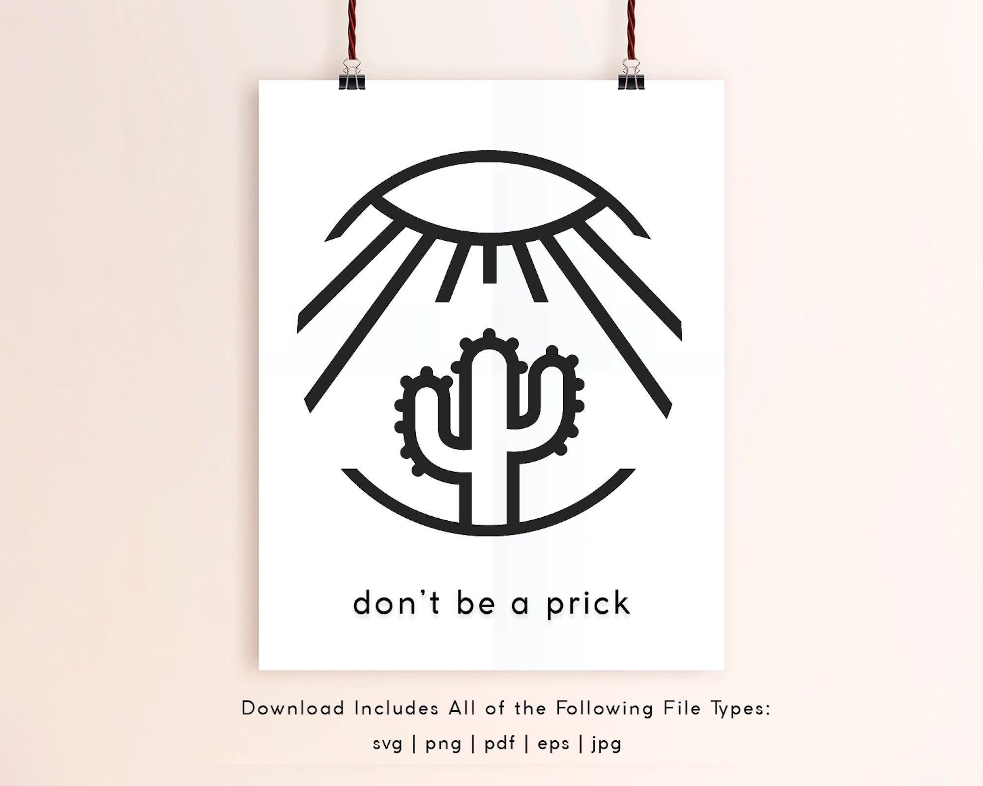 Cactus SVG cute cactus logo succulent vector plant cacti | Etsy