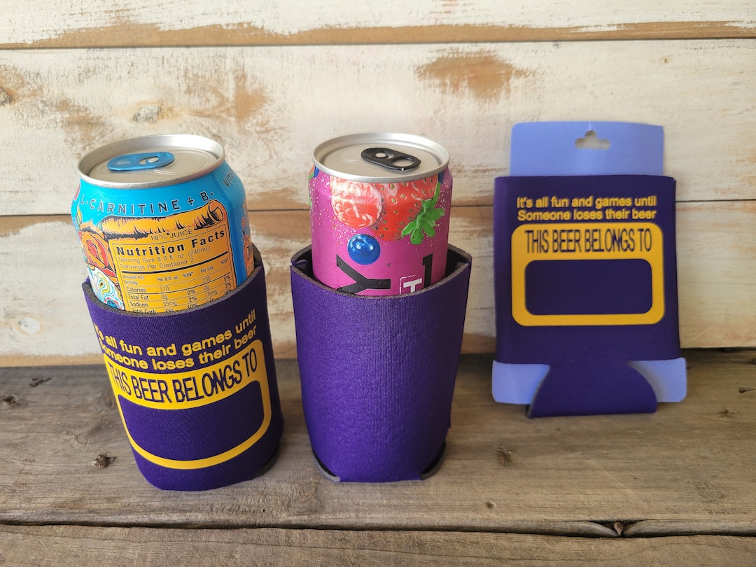 This Beer Belongs to Fun and Games Name Tag for Beer Can - Etsy