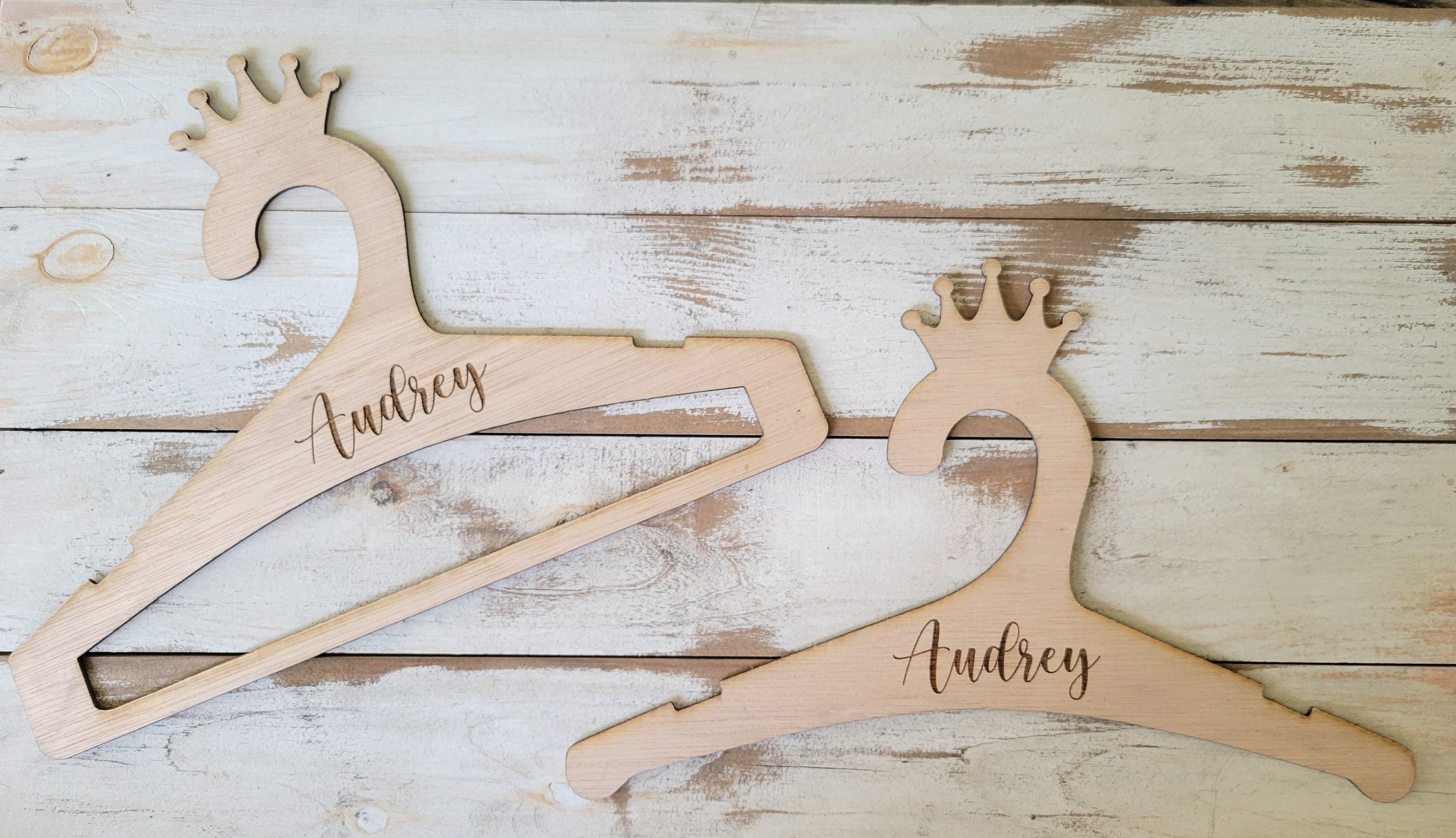 Children's Wooden Clothes Hanger | Closet Organization | Personalized ...