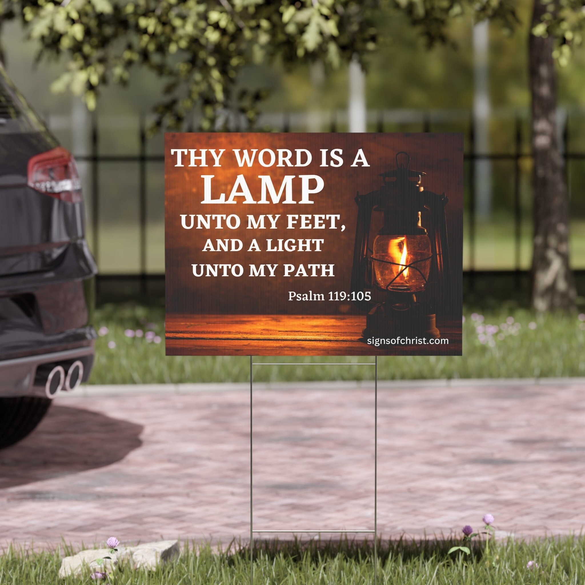Thy Word is a Lamp Unto My Feet From Psalm 119:105 Yard Sign - Etsy