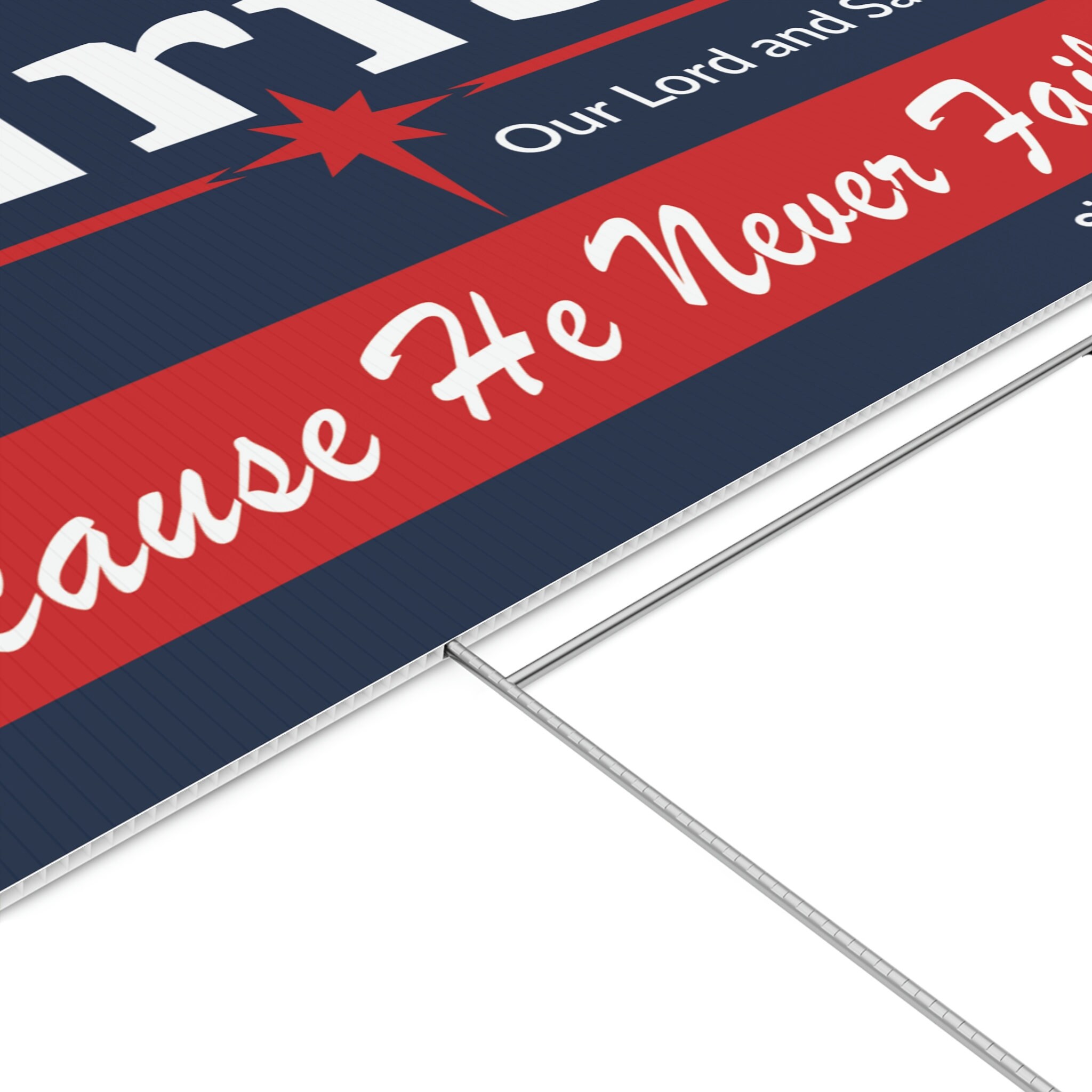 Jesus Christ Our Lord and Savior Yard Sign - Etsy