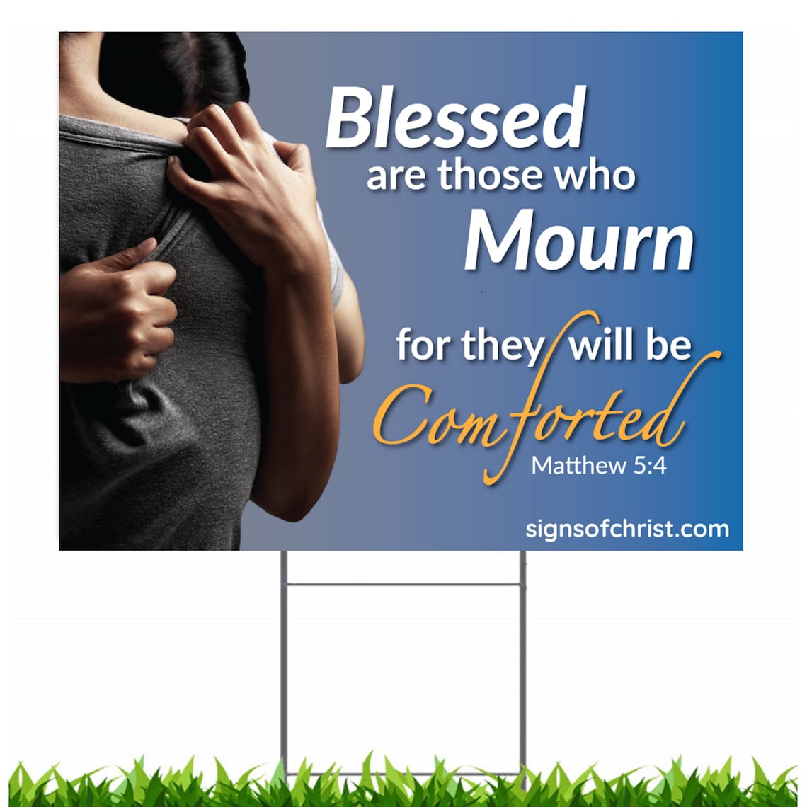 Those Who Mourn Will Be Comforted Yard Sign - Etsy