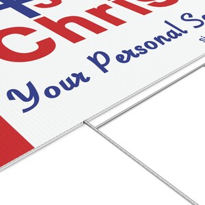 Elect Jesus Your Personal Savior Yard Sign - Etsy