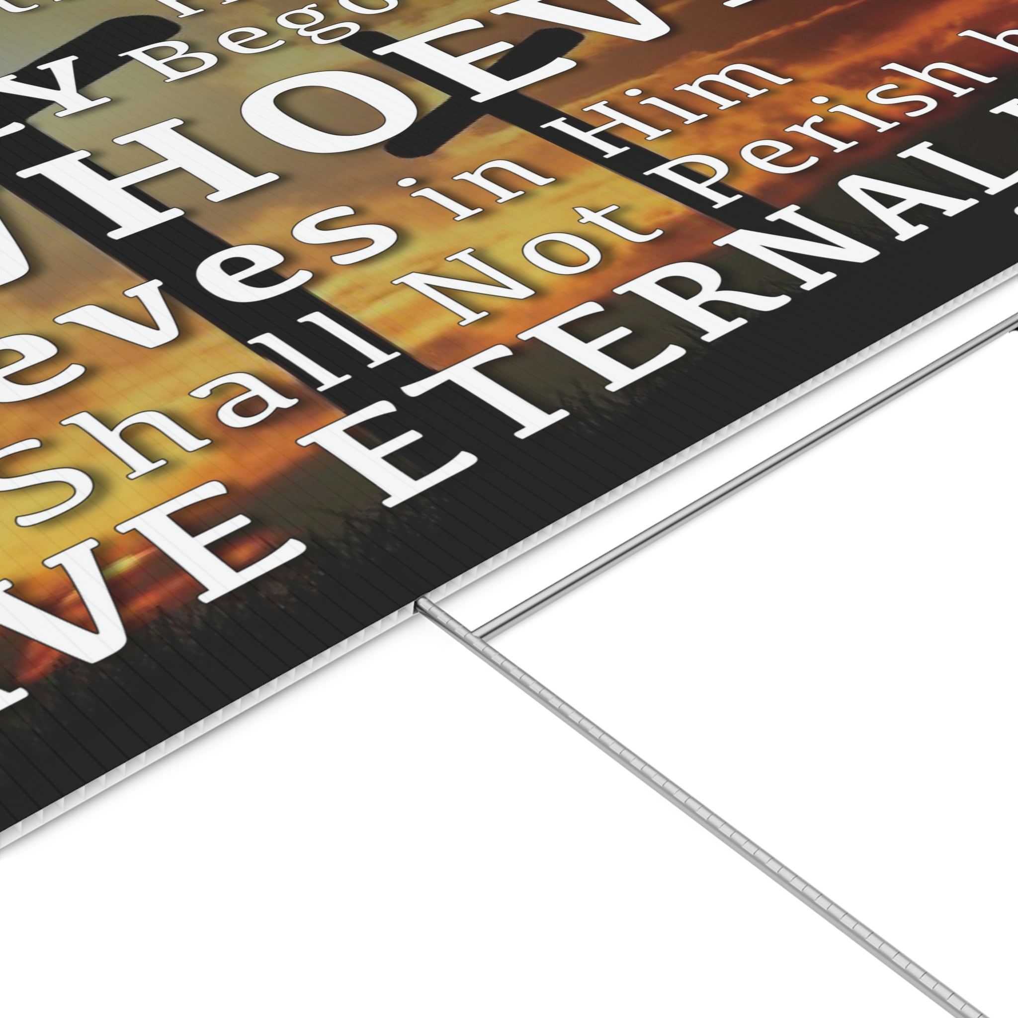 John 3:16 Yard Sign - Etsy