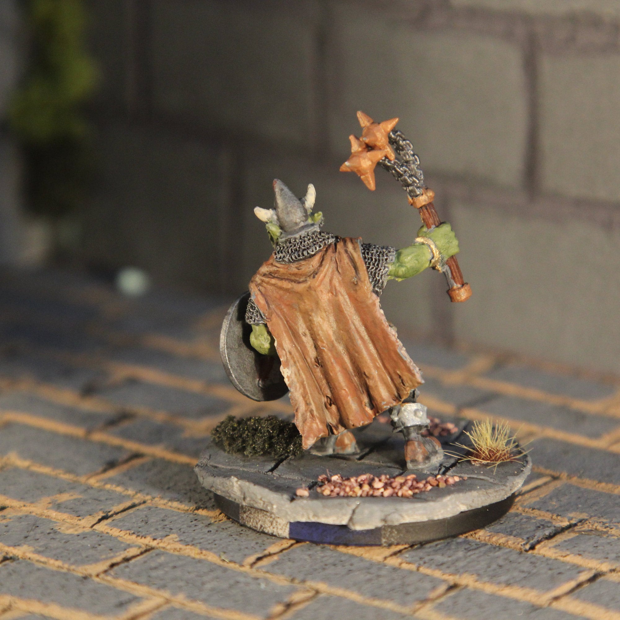 Hand Painted Pig Faced Orc With Custom Made Base - Etsy