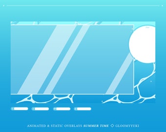 Vtuber Overlay Ocean - Etsy