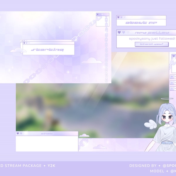 Cyber Y2k Overlay - Etsy