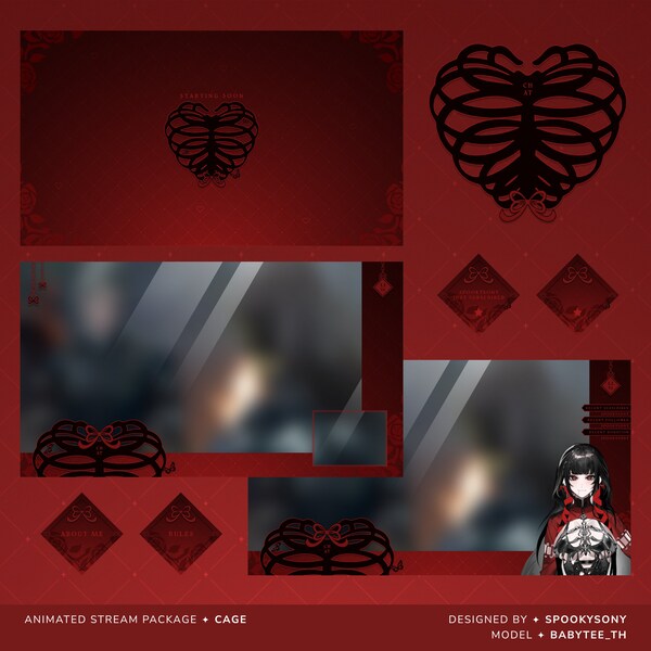 Twitch Bones Overlay - Etsy