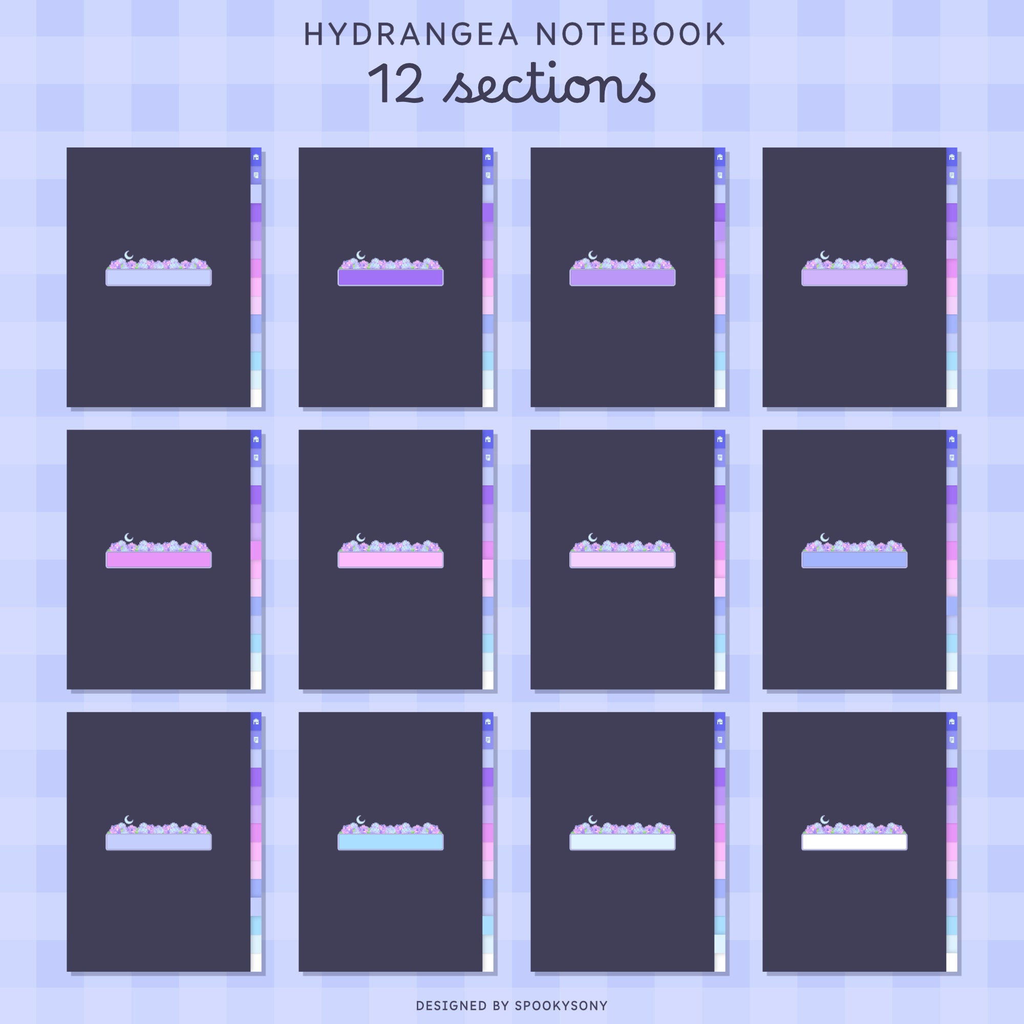 Cute Digital Notebook | Digital Stickers | Planner Templates ...