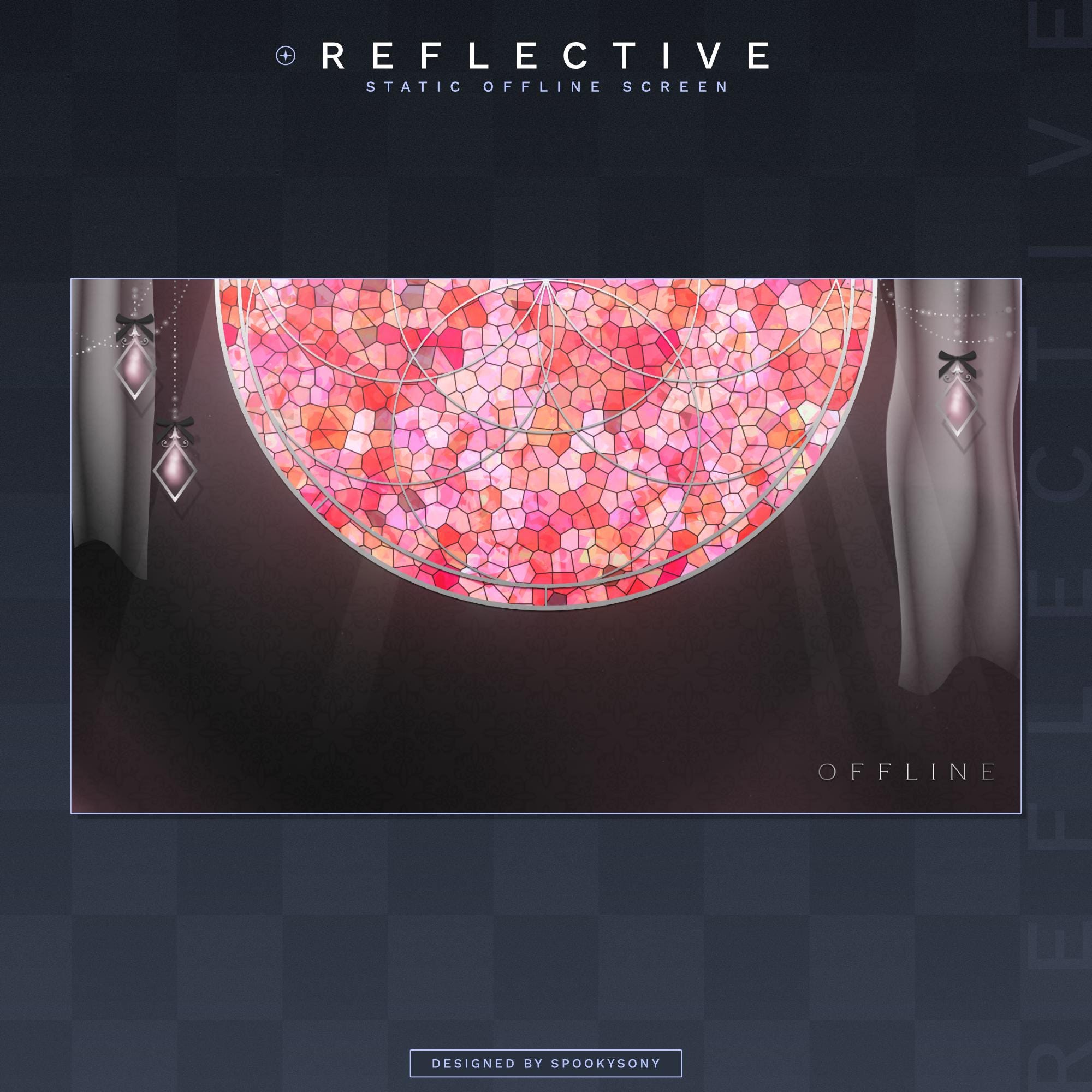 Reflective Animated Stream Package | Gaming Chatting Overlays | Twitch ...