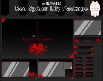 Spider Lily Twitch - Etsy