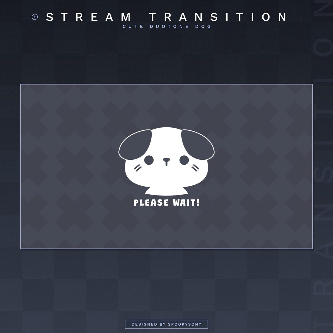 Cute Dog Animated Transition | Stream Stinger | Stream Transition ...