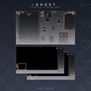 Ghost Animated Stream Package | Gaming Chatting Overlays | Twitch ...