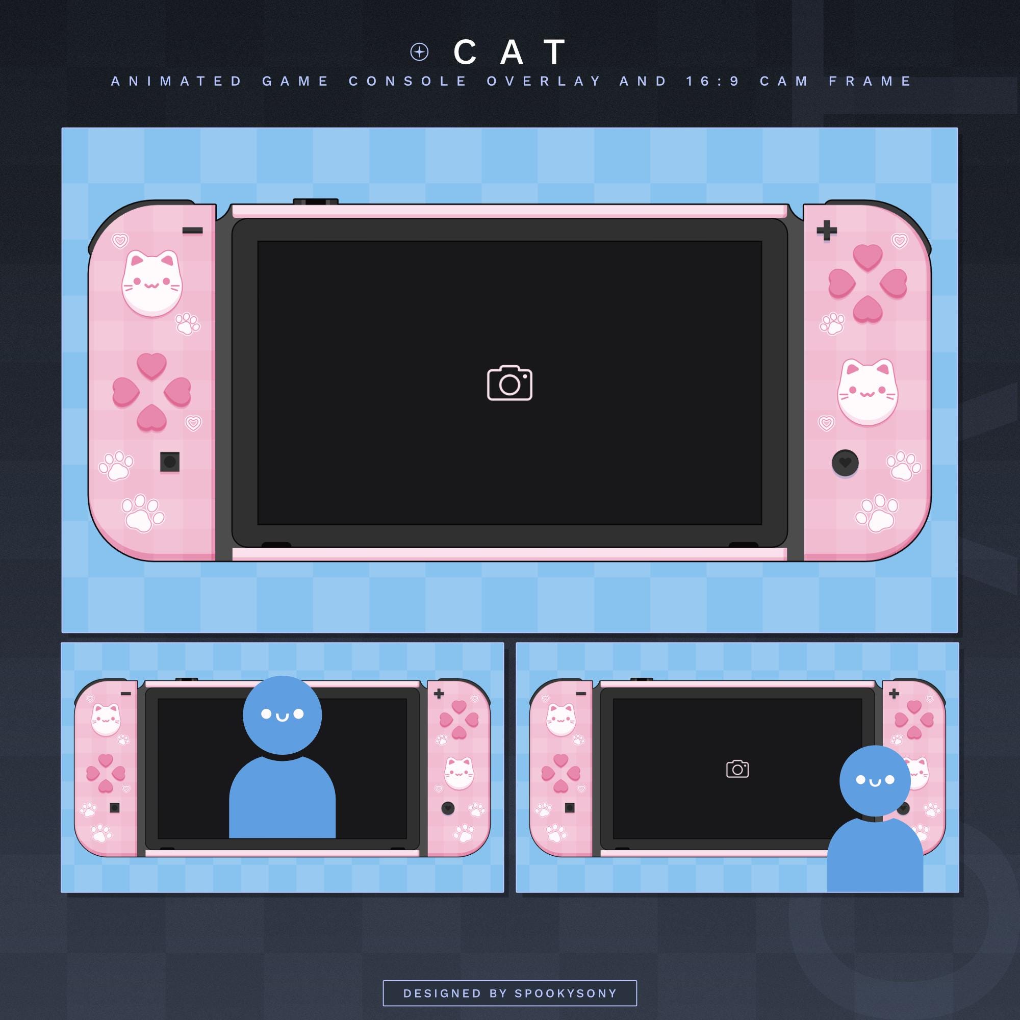 Animated Webcam Frames and Overlay | Game Console | Gaming Chatting ...
