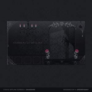 Shadows Animated Stream Package Gaming Chatting Overlays Twitch Panels ...