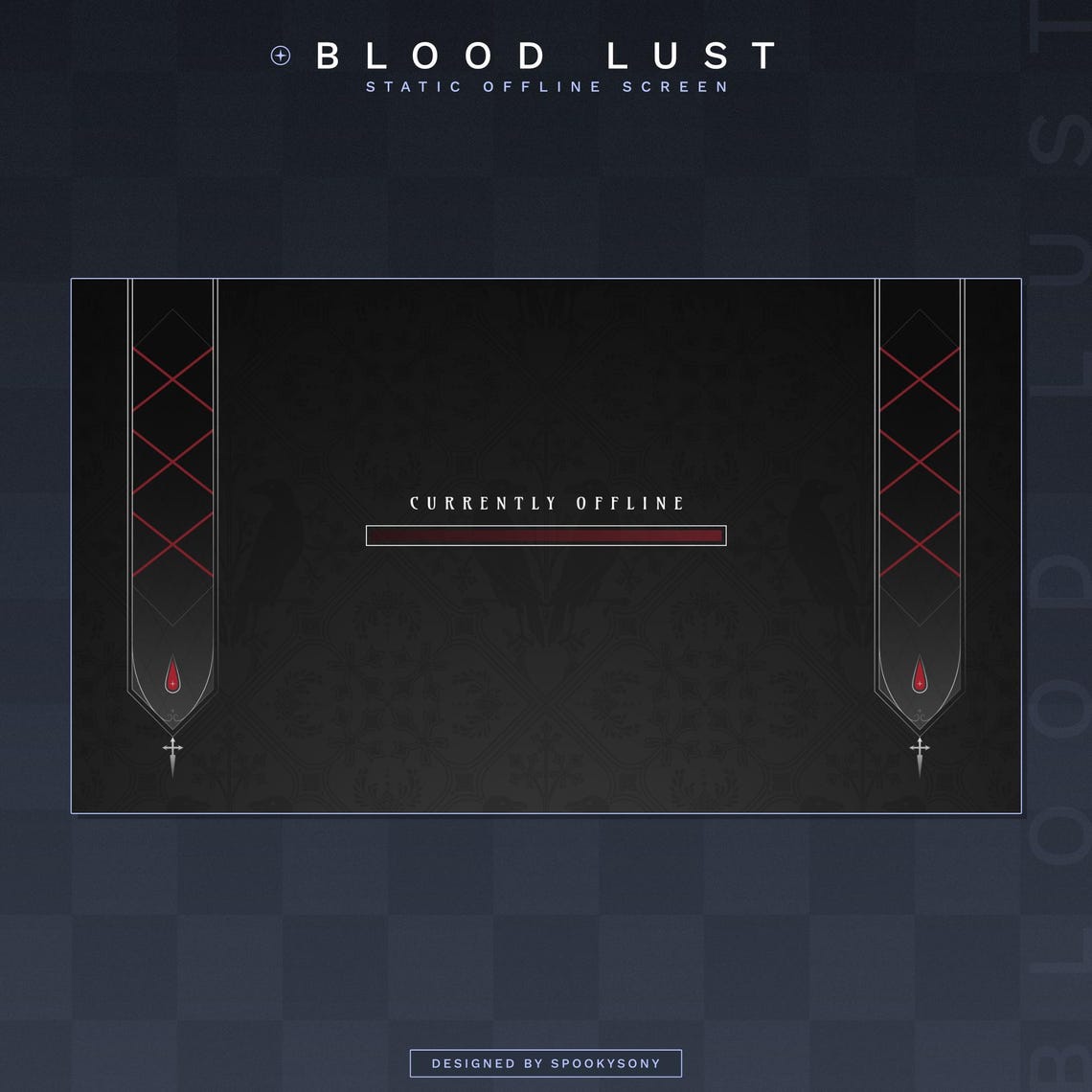 Blood Lust Animated Stream Package | Gaming Chatting Overlays | Twitch ...