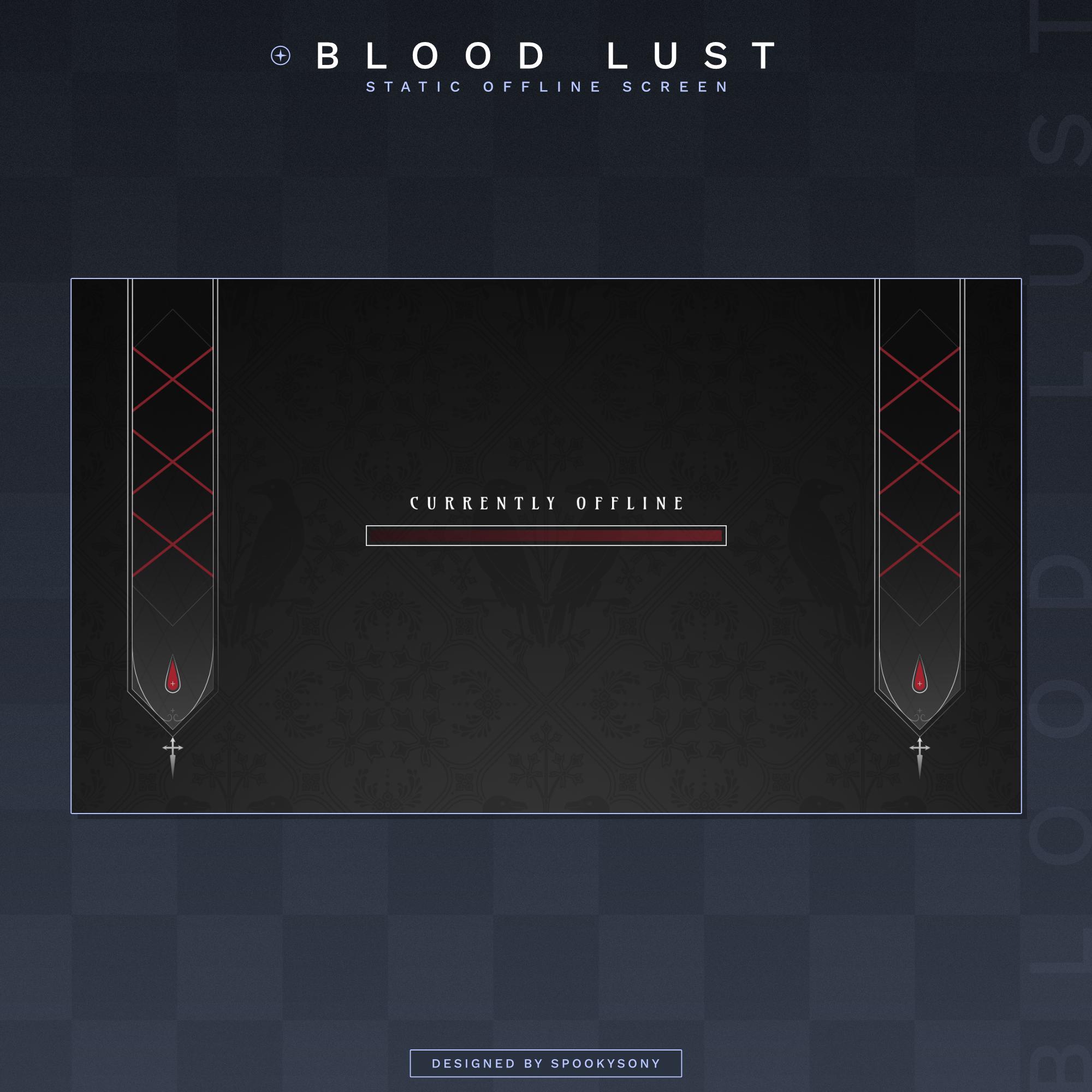 Blood Lust Animated Stream Package | Gaming Chatting Overlays | Twitch ...