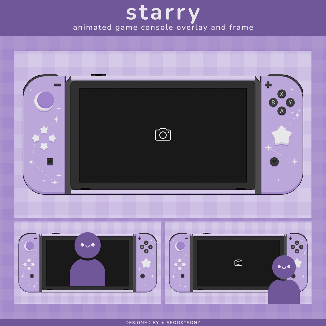 Animated Webcam Frames and Overlay Game Console Gaming Chatting ...