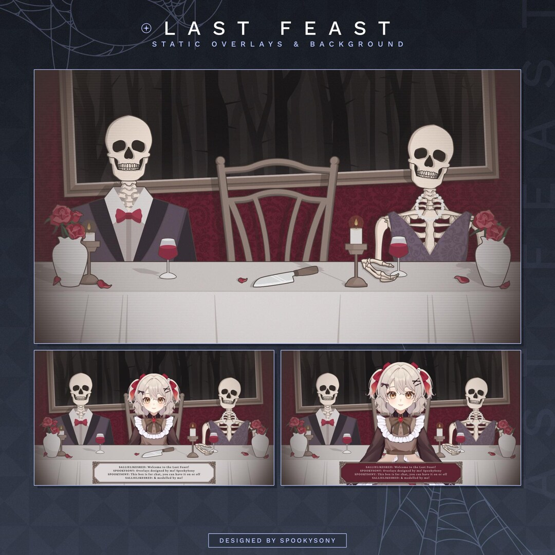 Last Feast Static Stream Overlays | Gaming Overlays | Just Chatting ...