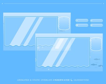 Vtuber Overlay Ocean - Etsy