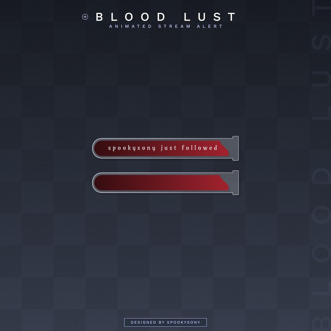 Blood Lust Animated Stream Package | Gaming Chatting Overlays | Twitch ...