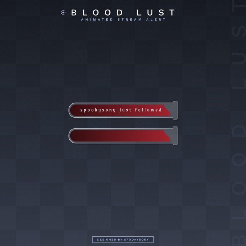 Blood Lust Animated Stream Package | Gaming Chatting Overlays | Twitch ...
