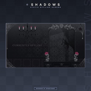 Shadows Animated Stream Package | Gaming Chatting Overlays | Twitch ...