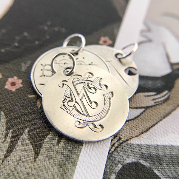 Antique Love Token Charm - Etsy