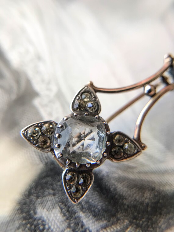 Rare Antique Georgian Halley's Comet Clear Faceted Pa… - Gem