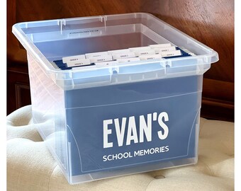 School Memory Box Kitprintable Diy School Memories Art - Etsy