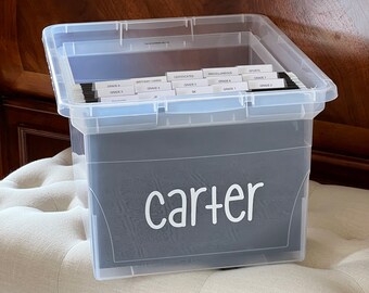 SCHOOL YEAR Printable Pages Memory Box Keepsake Baby Shower Gift File ...