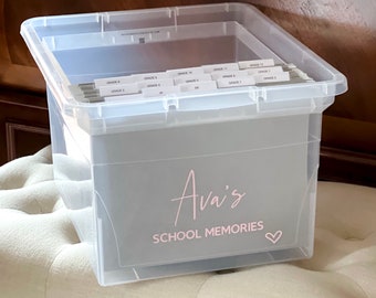 School Memory Box Kitprintable Diy School Memories Art - Etsy