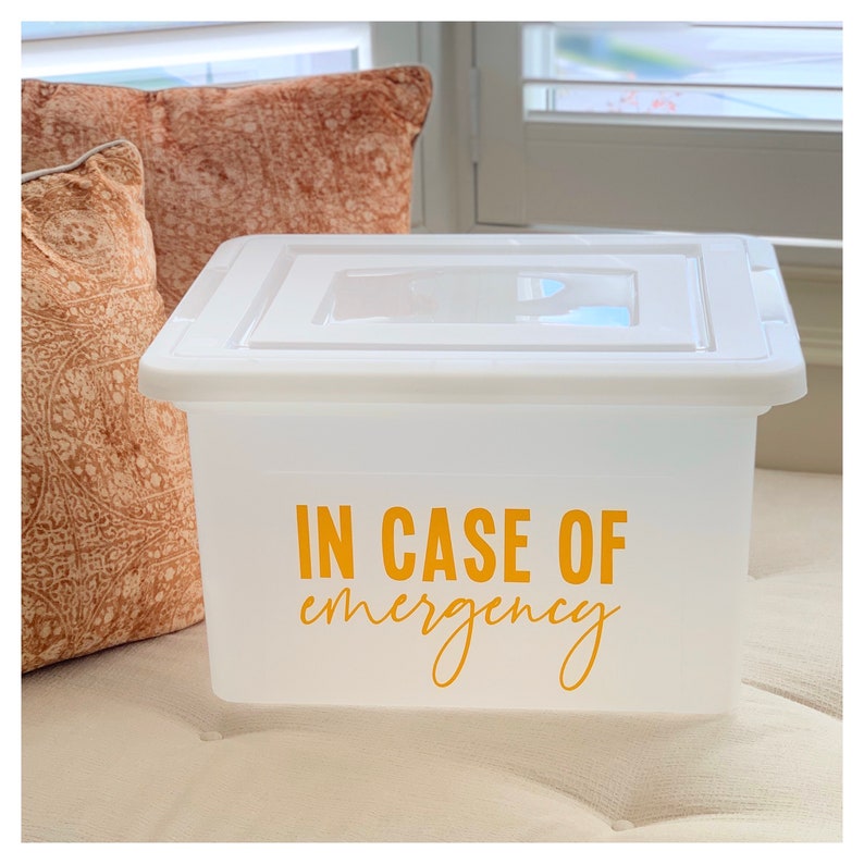 Emergency File Box - Etsy