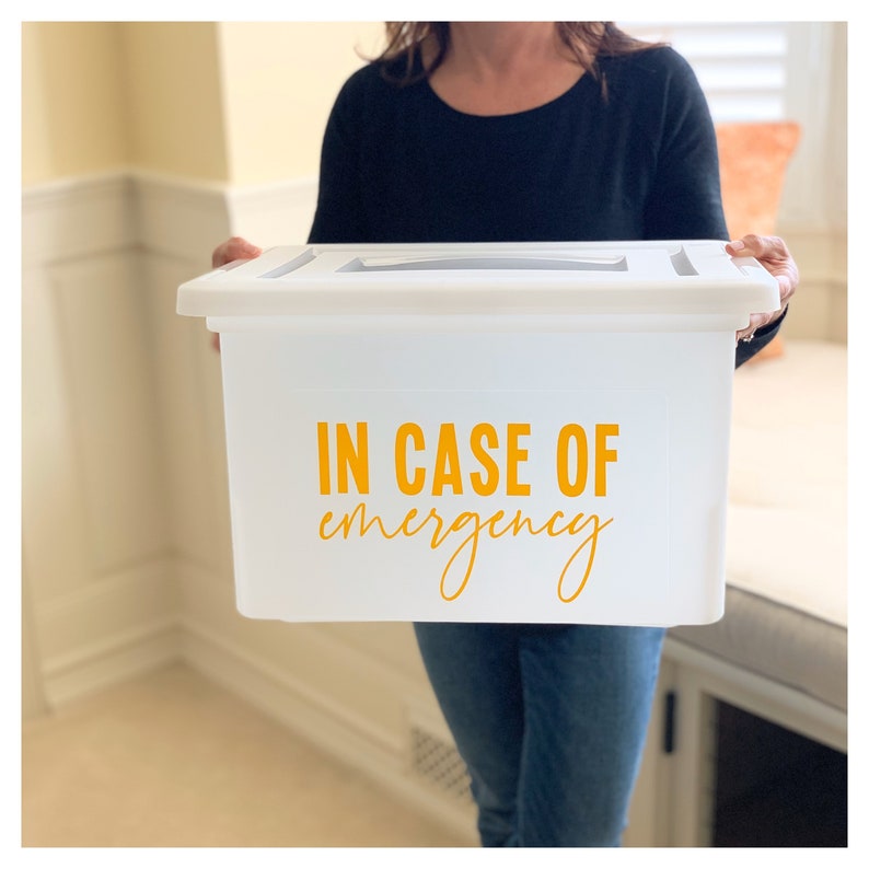 Emergency File Box - Etsy