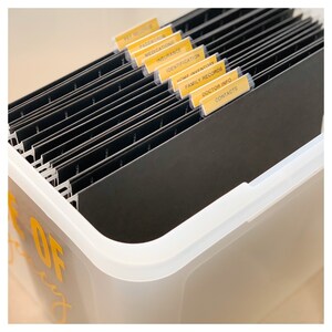 Emergency File Box - Etsy