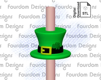Lips, Kiss Straw Topper STL File for 3D Printed, Valentines' Day, Love ...