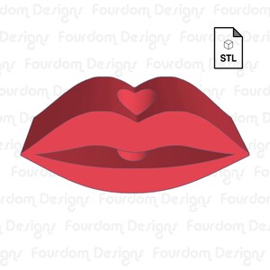 Lips Straw Topper Straw Buddy STL File for 3D Printing - Digital ...