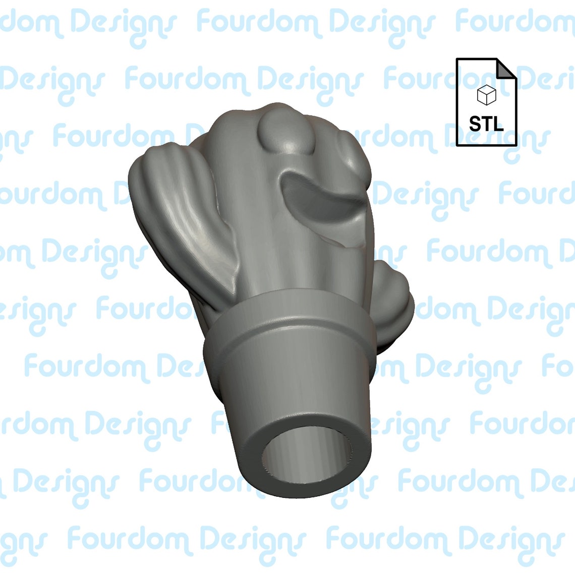 Cactus Kawaii Straw Topper STL File for 3D Printing Digital - Etsy