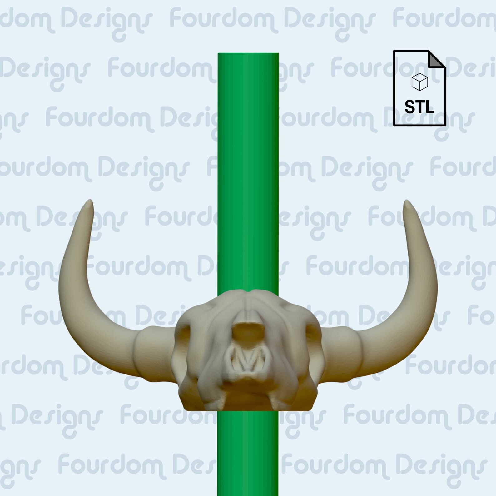 Longhorn Straw Topper STL File for 3D Printing - Digital Download - Etsy