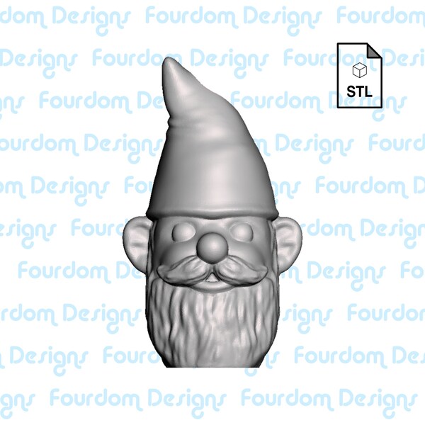 Gnome Stl File - Etsy
