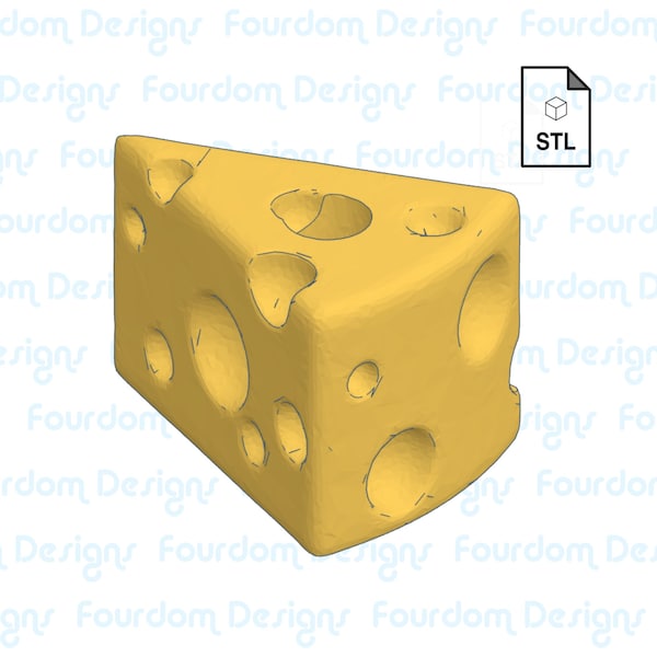 Cheese Stl File - Etsy