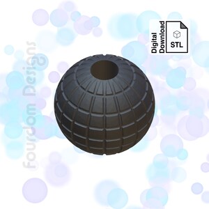 Disco Ball Straw Topper STL File for 3D Printing Digital Download - Etsy
