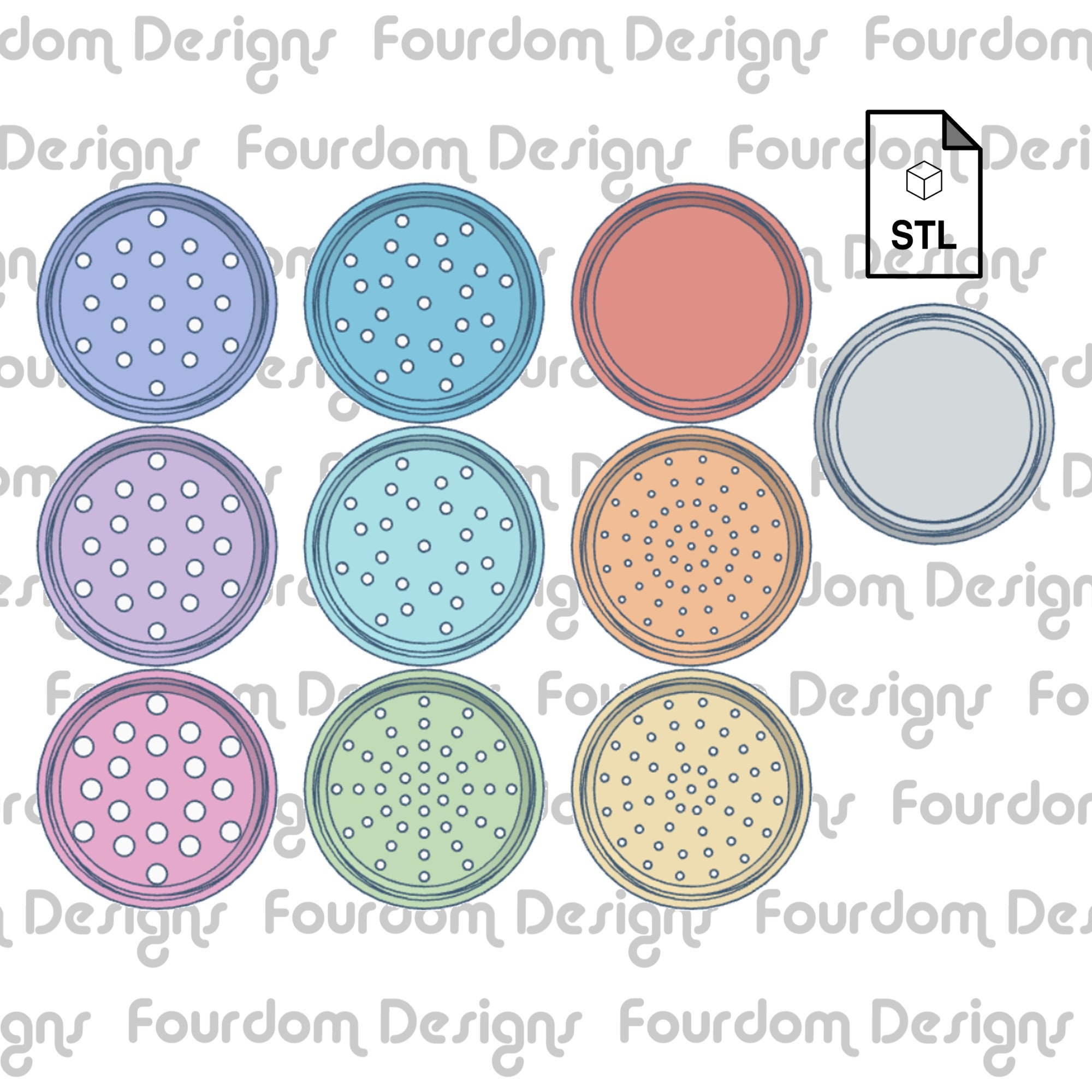 Rhinestone Sorter STL File for 3D Printing Digital Download - Etsy