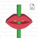 Lips Straw Topper Straw Buddy STL File for 3D Printing - Digital ...