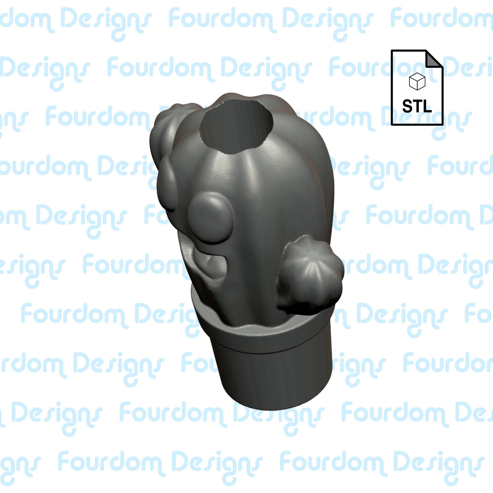Cactus Kawaii Straw Topper STL File for 3D Printing Digital - Etsy