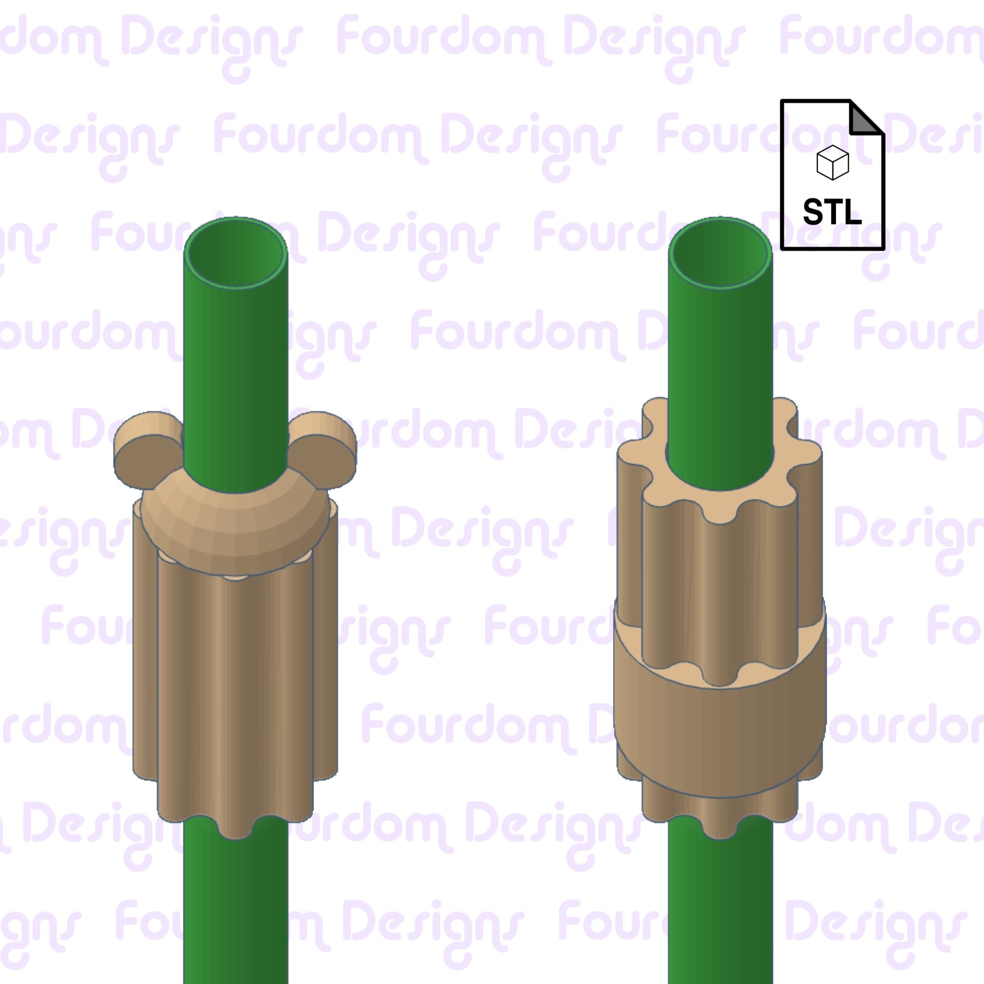 Churro Straw Topper Straw Buddy STL File for 3D Printing - Etsy